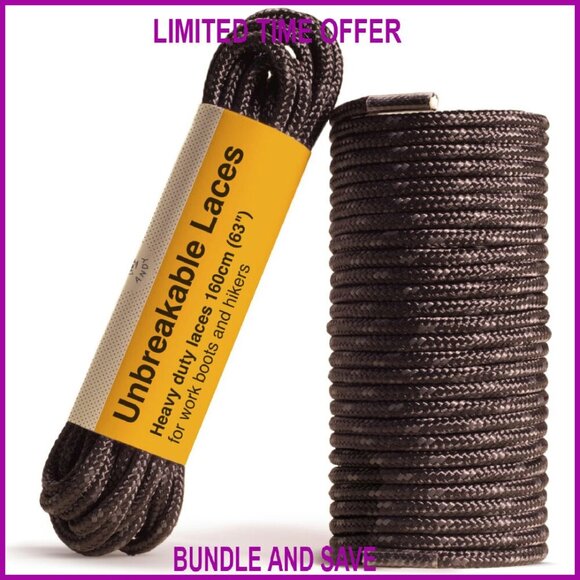 Shoes | Heavy Duty Unbreakable Boot Laces Uhmwpe Material Waterproof ...